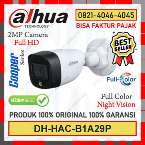 Jual CCTV Dahua 2MP Outdoor DH-HAC-B1A29P Cooper FULL Color Garansi ...