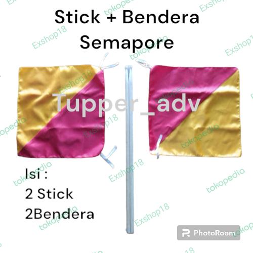 Jual Sepasang Stick + Bendera Semapore Pramuka - atribut Pramuka ...