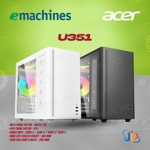 Jual Emachines Acer U351 Case - Tempered Glass Casing - Hitam - Jakarta ...