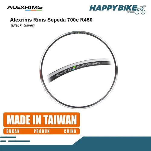 Promo ALEXRIMS Rims Sepeda R450 700C Alloy U-Brake Road Bike - Hitam ...