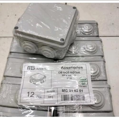 Jual JUNCTION BOX / DURADUS MERK MG 10X10 CM TERMINAL KABEL LISTRIK ...