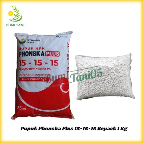 Jual Pupuk NPK Phonska Plus 15 15 15 Kemasan Repack 1 Kg - Kota ...