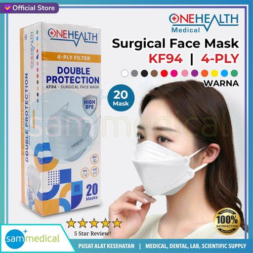 Jual ONEHEALTH - Masker Kf94 Earloop 4Ply / MASKER MEDIS KF94 ONEHEALTH ...