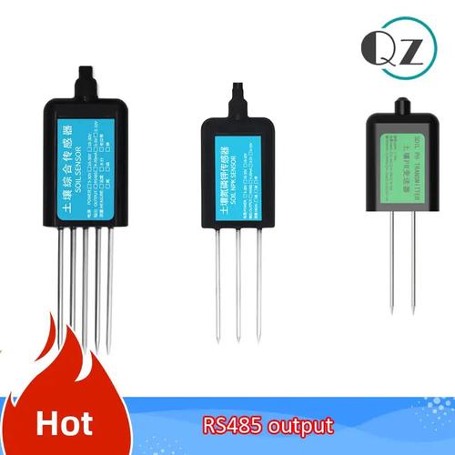 Jual RS485 Soil NPK Sensor nitrogen phosphorus Potassium tester 3 in 1 ...
