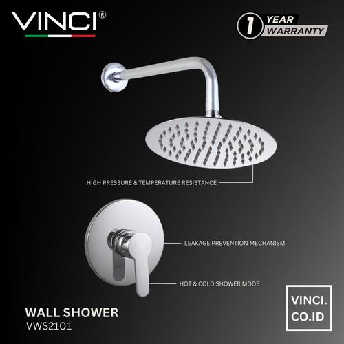 Promo VINCI Keran Wall Shower Tanam Tembok Mixer Panas Dingin Kran ...