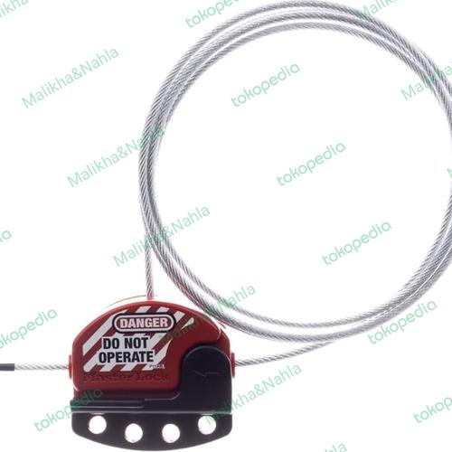 Jual Adjustable Cable Lockout 6ft (1.8m) 1unit - 4 mm Sling size ...