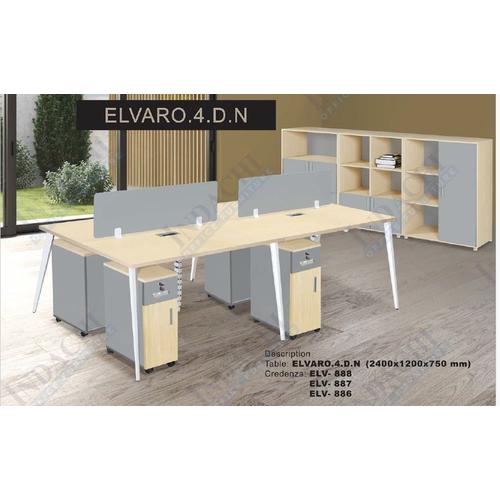 Jual Meja Kantor partisi kantor 4 Orang INDACHI ELVARO 4DN - dengan ...