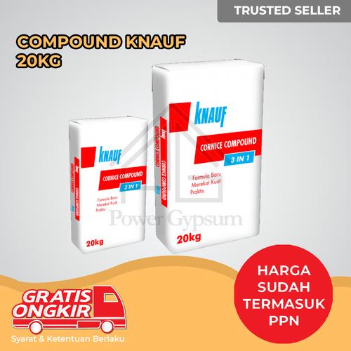 Jual Compound Knauf 20KG - Jakarta Timur - Power Gypsum | Tokopedia