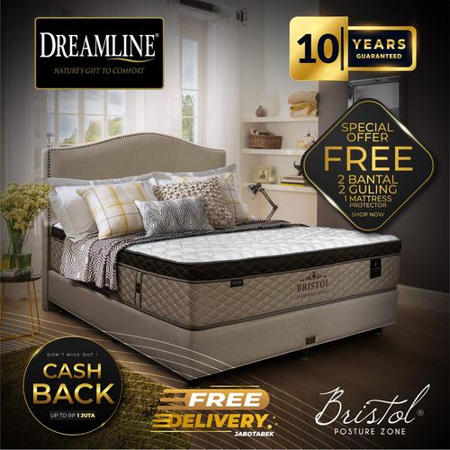 Jual Dreamline - Set Kasur Spring Bed Latex Bristol - uk 160 x 200 ...