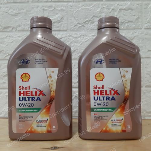 Jual Oli Mesin Shell Helix Ultra 0W20 0W 20 0W-20 Fully Synthetic Oil ...