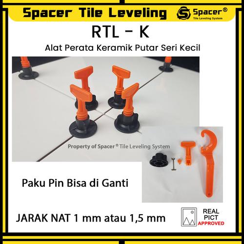 Jual RTL-K Alat Perata Keramik Putar Seri KECIL Reusable Tile Leveling - Jakarta Barat - Spacer ...
