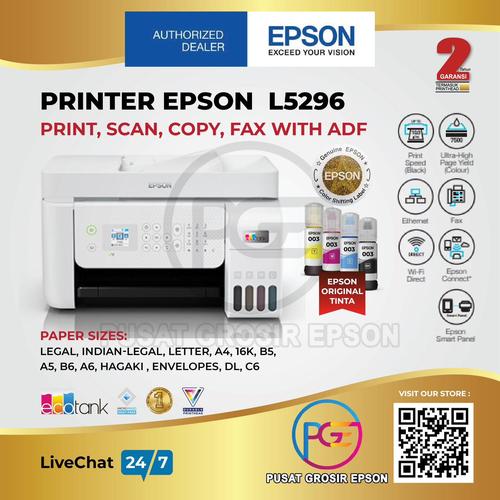 Jual Epson EcoTank L-5296 L 5296 L5296 All-in-One Ink Tank Printer with ...