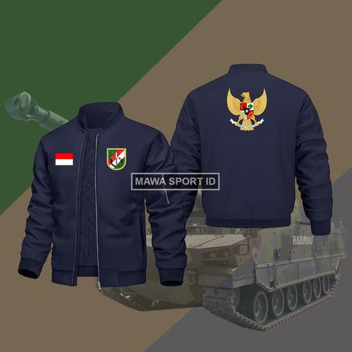 Jual Jacket Pria Wanita Bomber Army TNI TONTAIPUR Peleton Intai Tempur ...