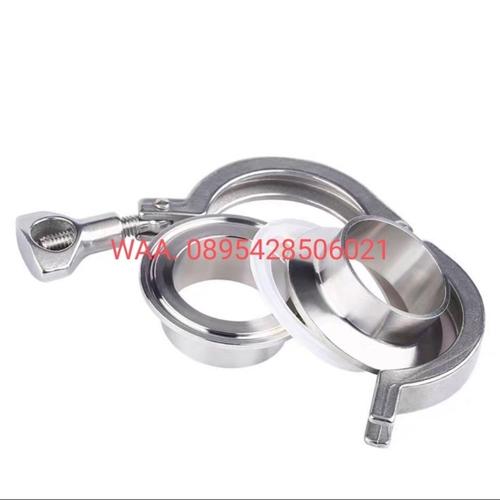 Jual Tri clamp ferrule sanitary stainless 304 uk 3/4 inch (19, 1 mm ...