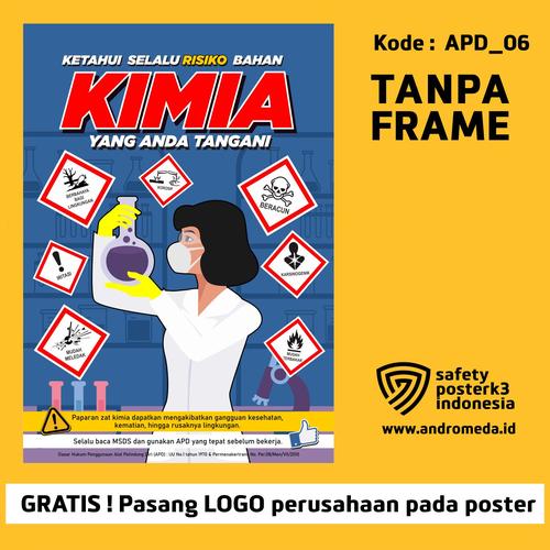 Jual Safety Poster K3: Chemical Handling Kimia Limbah APD - 42x30 cm ...