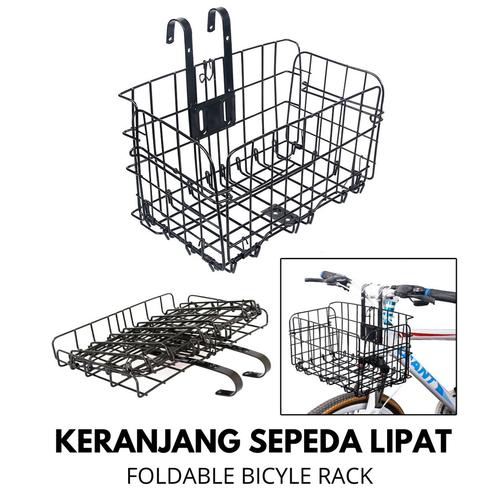 Jual KERANJANG SEPEDA LIPAT FOLDABLE BICYCLE RACK DEPAN BELAKANG MTB ...