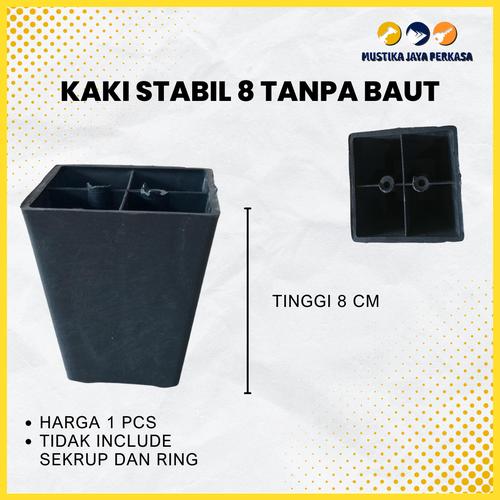 Jual Kaki Sofa Plastik Stabil 8 Cm Piramid Baut Hitam 3/8 - Kab. Bogor ...