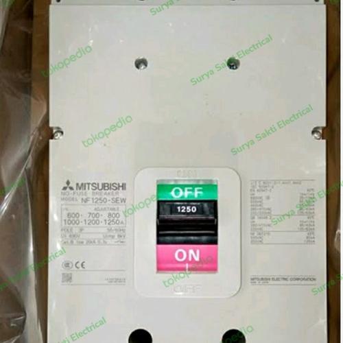Jual MCCB mitsubishi 1250a 3p NF1250-SEW NF1250.SEW breaker - Jakarta ...