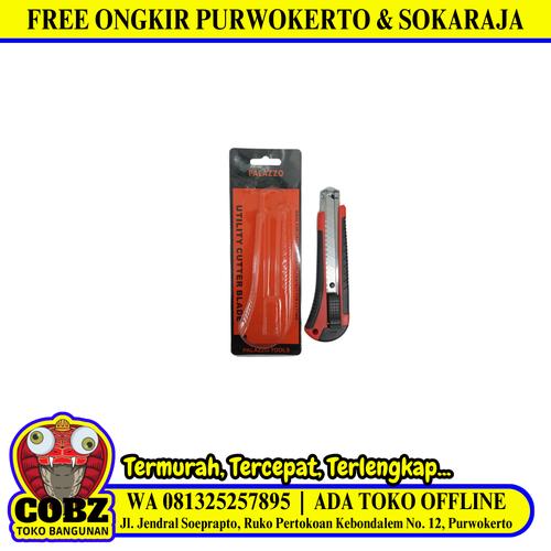 Jual PALAZZO Pisau Cutter Pemotong Kertas Utility Heavy Duty Blade ...