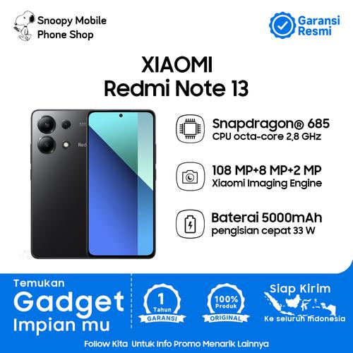 Jual New 2024 !!! Xiaomi Redmi Note 13 - 8/256GB - GARANSI RESMI ...