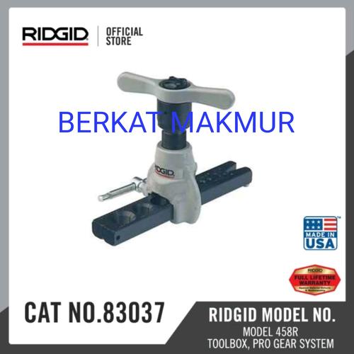 Jual Ridgid 83037 Precision Ratcheting Flare Flaring Tool 458R 1/8"-3/4 ...