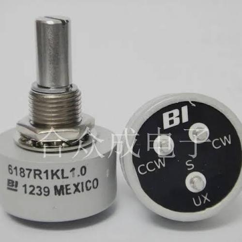Jual Potensiometer BI 6187R1KL1.0 - Rotary Potentiometer 1-1K Ohm ...