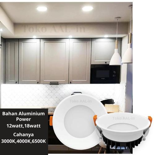 Jual lampu downlight LED Recessed Light - 12WATT, 3000K - Jakarta Barat ...