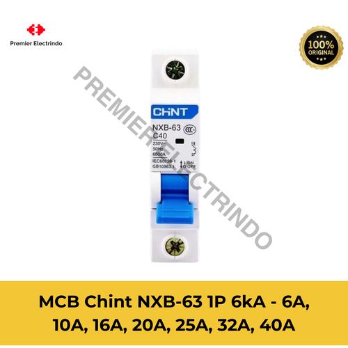 Jual MCB Chint NXB-63 1P 6kA 220V - (6A, 10A, 16A, 20A, 25A, 32A, 40A) - 25A - Jakarta Pusat ...