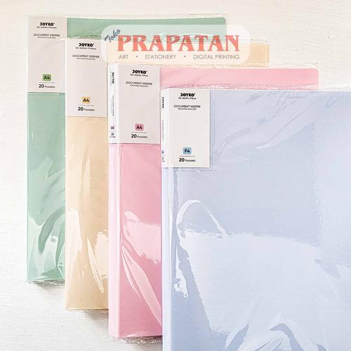 Jual Joyko Document Keeper Clear Holder Map A4/F4 - A4 20 Pockets ...