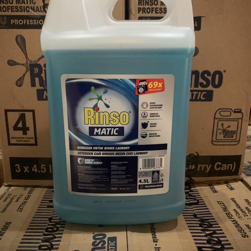 Promo Rinso Matic Professional Deterjen Laundry Kiloan Cair 4.5L ...