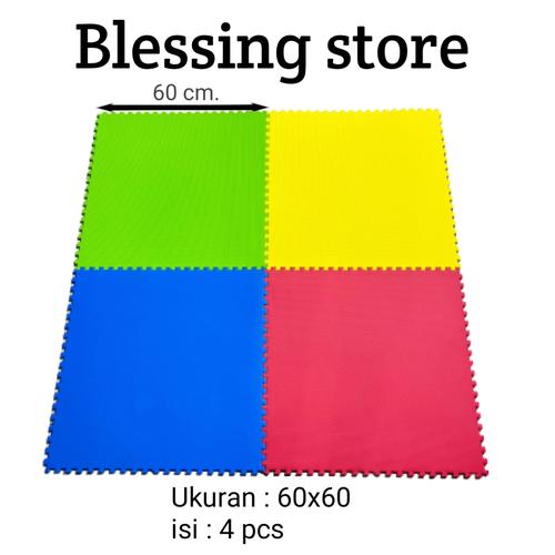 Jual Matras puzzle 60x60 tbl 1cm isi 4 pcs Karpet lantai/palymate/spon ...