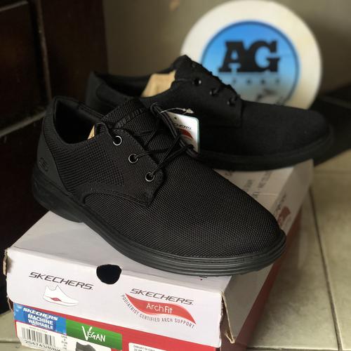 Jual Skechers Arch Fit Ogden Black Men Original BNIB SALE - Kota ...