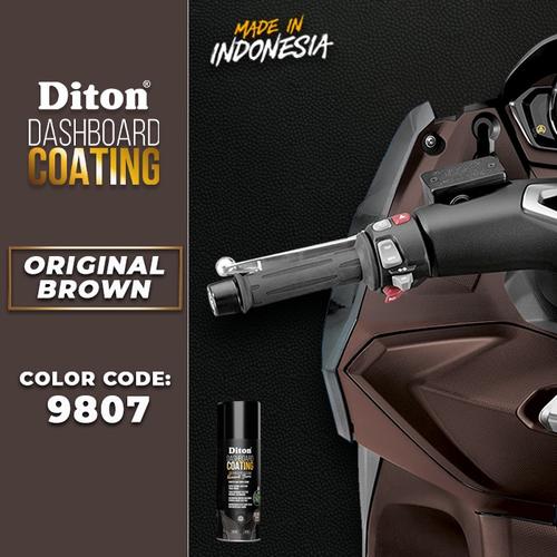 Jual Cat Semprot Dashboard Motor Mobil DITON DASHBOARD COATING BROWN ...
