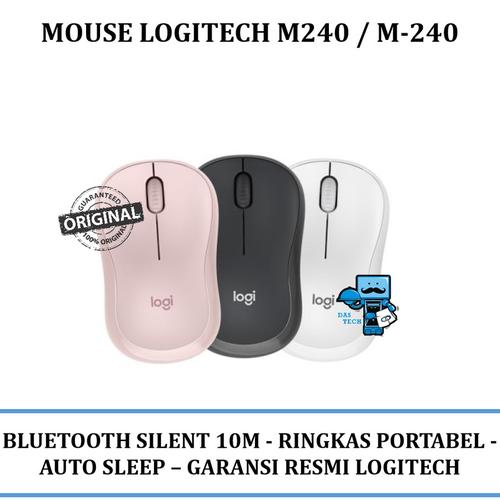 Jual Mouse Logitech M240 / M-240 Mouse Wireless Bluetooth Silent ...