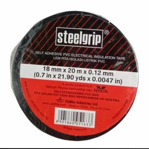 Jual Isolasi Listrik Steelgrip / Lakban Hitam / Isolasi Hitam - Kota ...