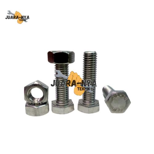 Jual Baut Mur Stainless m16 x 70 - Baut Stainless 16x70 THE Kunci 24 - Kota Bandung - JUARANYA ...