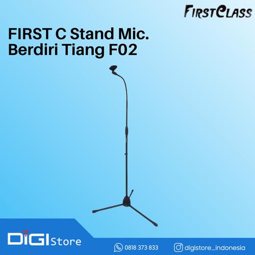 Jual FIRST C Stand Mic. Berdiri Tiang F02 Original - Kota Makassar ...