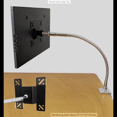 Promo Luxury Cube 17.3-inch monitor stand lock 17 ball head vesa hanger ...