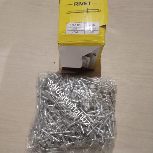 Jual 1 kotak Paku Rivet 550 ukuran 4mm x 12.7mm 1000PCS 1000 P Paku ...