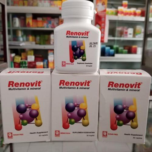 Jual Renovit Botol Isi 30 Tablet | Multivitamin & Mineral Original Best ...