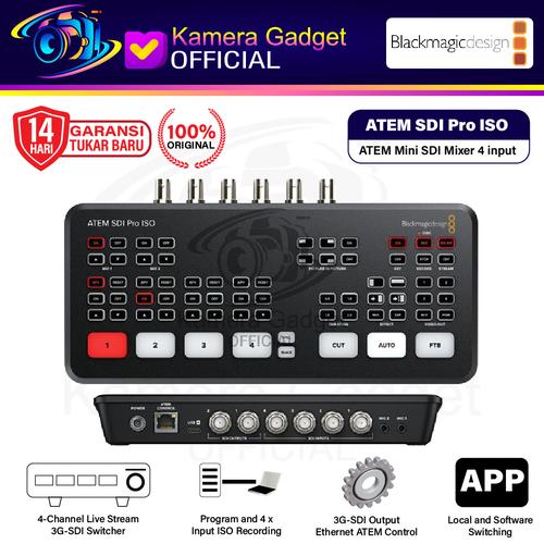 Promo Blackmagic Design ATEM MINI SDI Pro ISO Switcher Original Cicil 0 ...