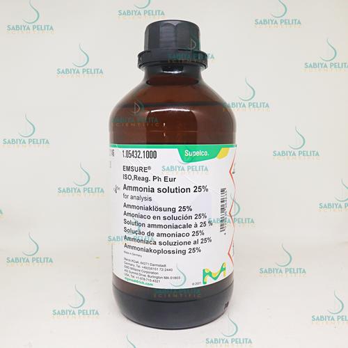 Jual Larutan Ammonia solution 25% for analysis MERCK 1.05432.1000/ Cap ...
