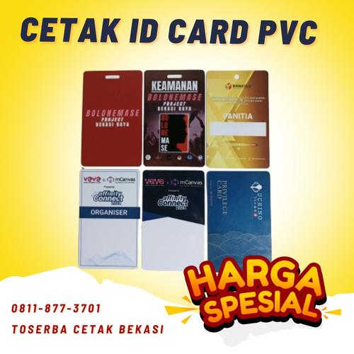 Jual CETAK ID CARD PVC MURAH PRINT MEMBER CARD KARTU KARYAWAN PANITIA ...