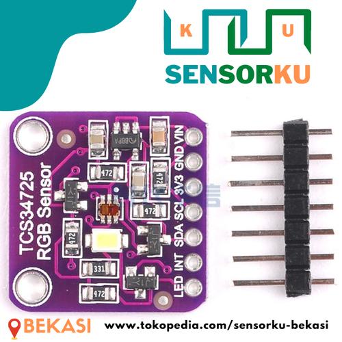 Jual Sensor Warna TCS34725 RGB Filter IR TCS 34725 Color Sensor Modul ...