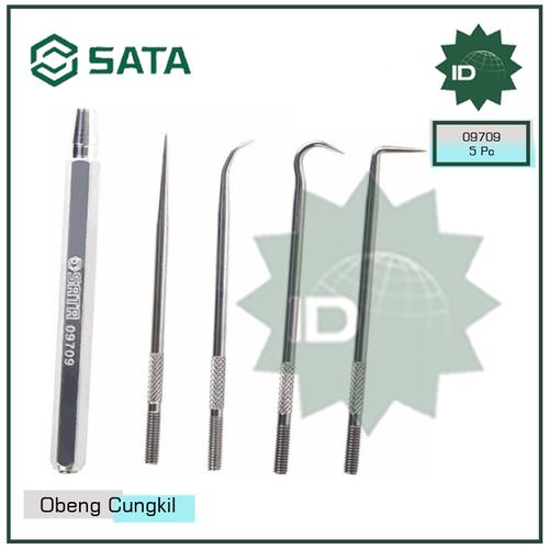 Jual Obeng Cungkil Kiat 5Pcs Hook And Pick Set 09709 Sata Tools ...