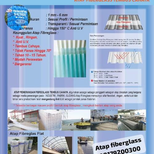Jual Atap fiberglass seng penerang fiber - Kab. Tangerang - BIOGIN08179200300 | Tokopedia