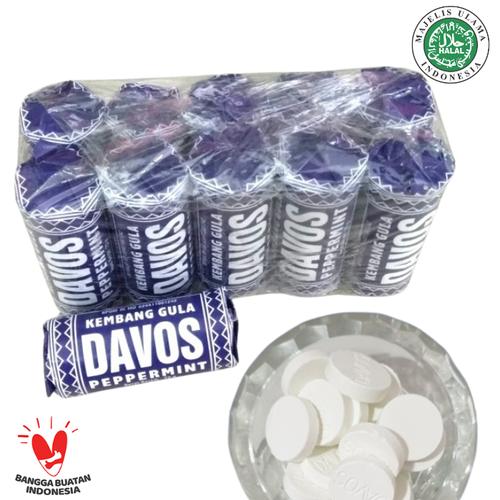 Jual Permen Davos Roll Permen Jadul Rasa Paper mint 10 PCS - Jakarta ...