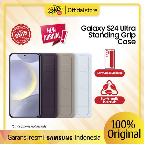 Promo Samsung S24 Ultra Standing Grip Case - Light Blue, S24+ Cicil 0% ...