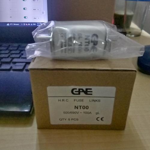 Jual FUSE GAE NT00 100A 500V 120kA / 690V 50kA New Ori - Jakarta Barat ...