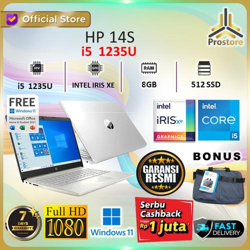 Promo HP 14 I5 1235 16GB 1TB SSD W11+OHS 14.0FHD IPS BLIT 2Y SLV ...